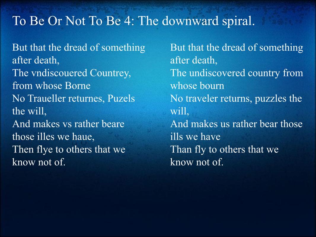 Close Reading: To Be Or Not To Be – The Shakespearean Student
