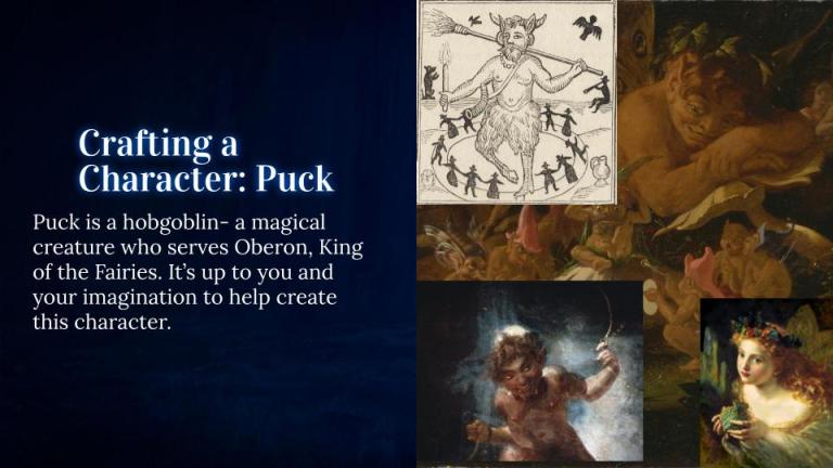 Crafting a Character: Puck – The Shakespearean Student
